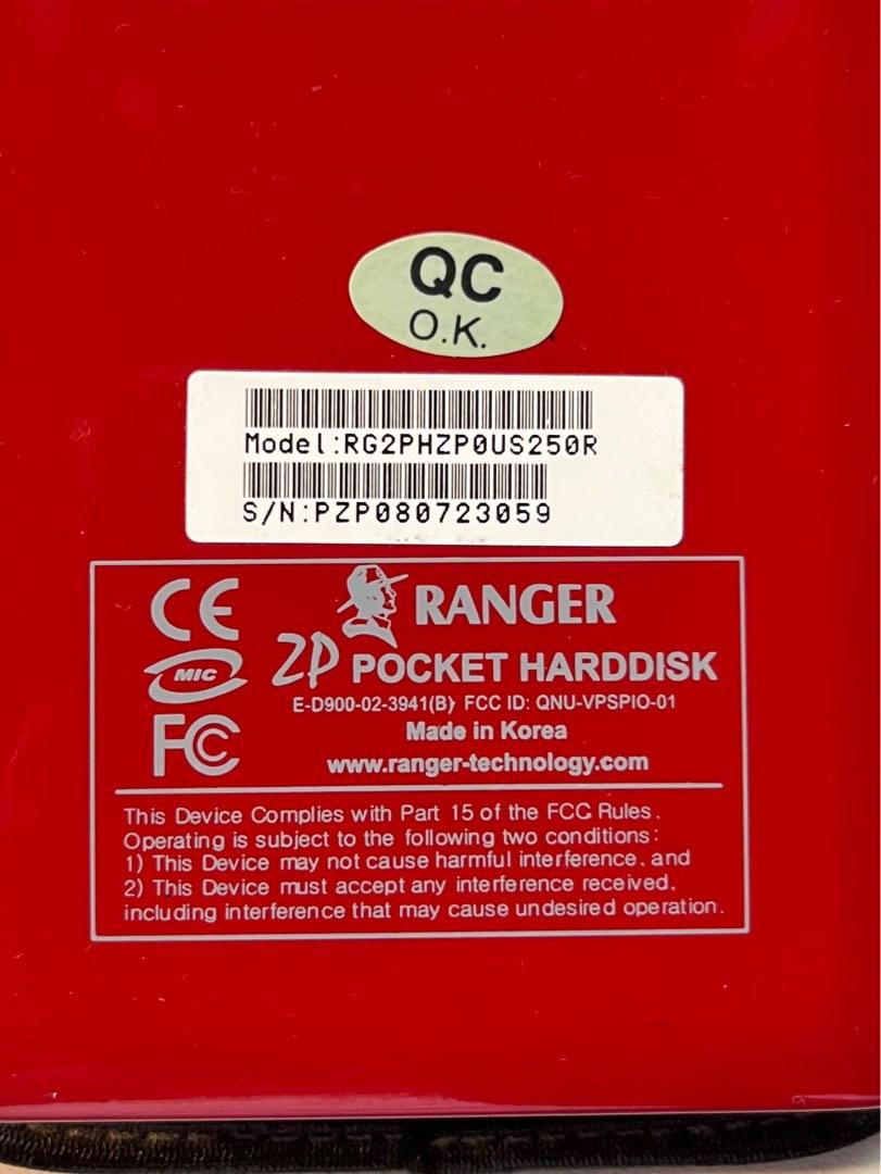 Ranger External Hard Drive Disk, Computers & Tech, Parts & Accessories ...