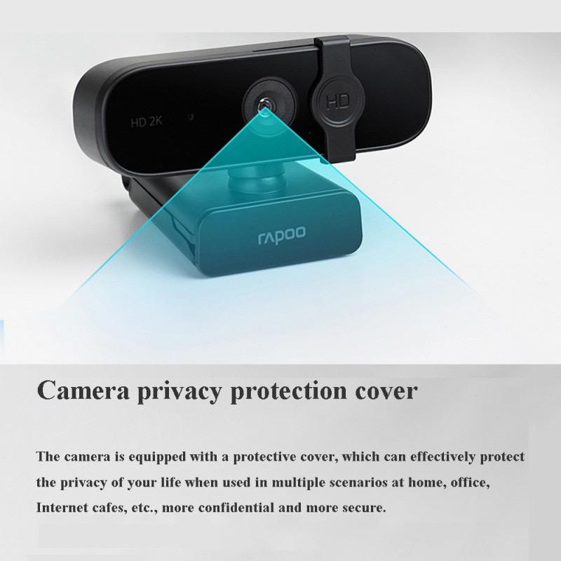 RAPOO C280 Webcam 2K HD (with Mic and with Cover) USB 2.0 on Carousell