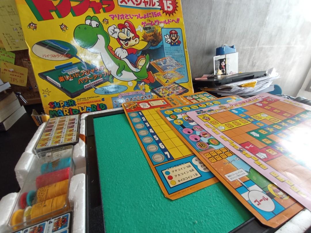 RARE 1991 Super Mario World Board Game and Mahjong, Hobbies & Toys ...