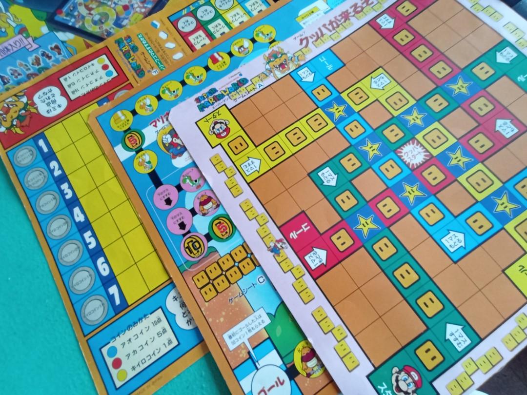 RARE 1991 Super Mario World Board Game and Mahjong, Hobbies & Toys ...