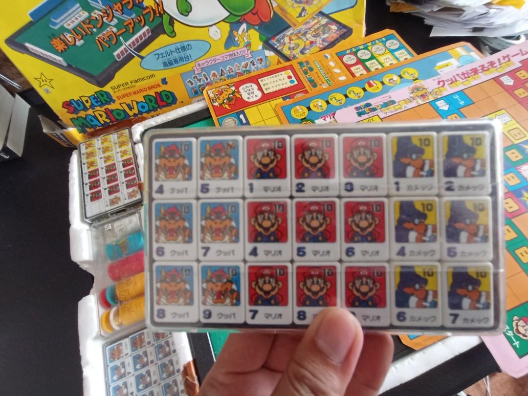 RARE 1991 Super Mario World Board Game and Mahjong, Hobbies & Toys ...