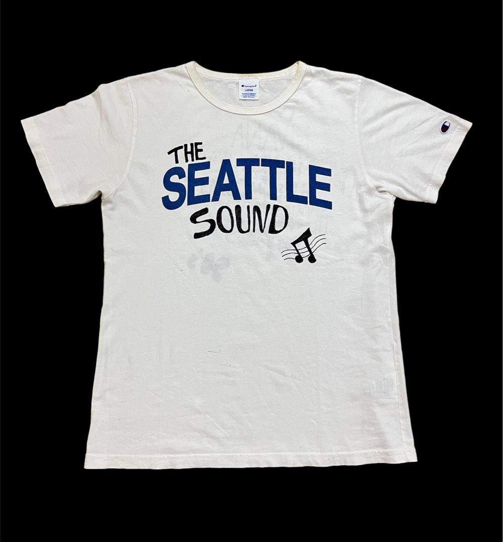 RARE! SEATTLE SOUND GRUNGE 90s TEE CHAMPION CUSTUM MADE, Men's Fashion ...