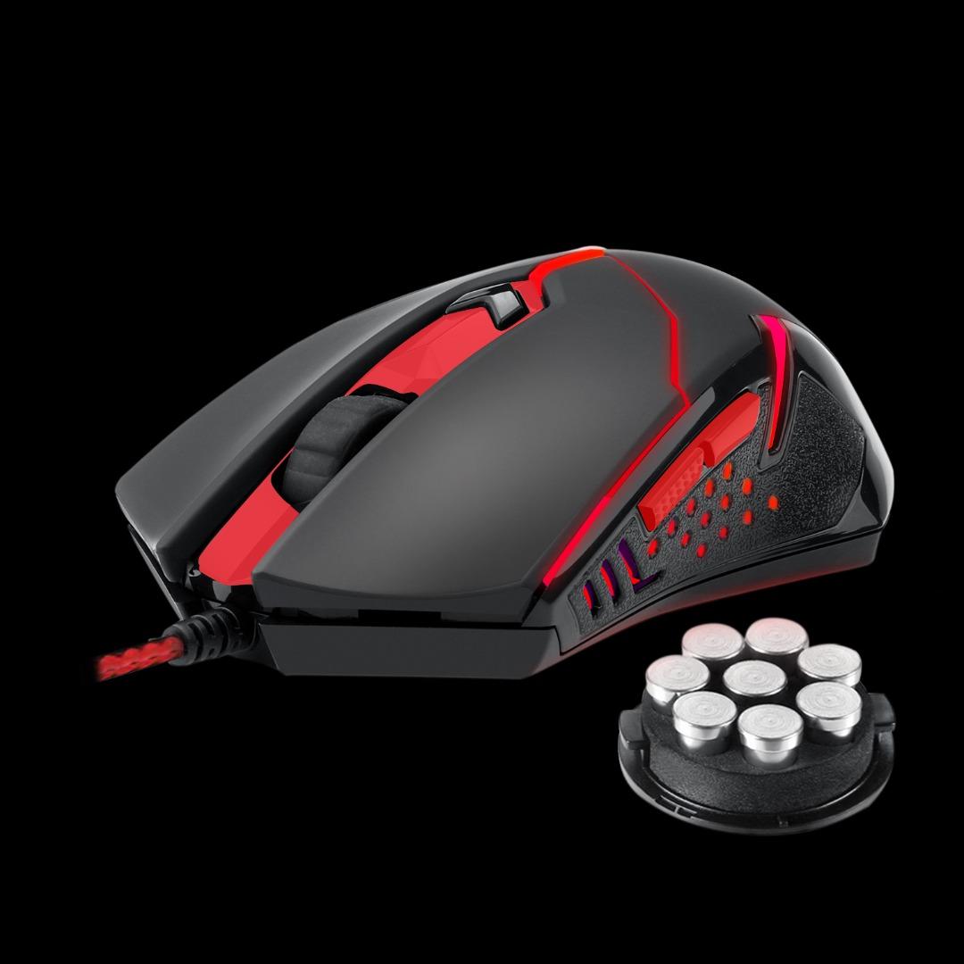 REDRAGON M601 GAMING MOUSE WIRED WITH RED LED, 3200 DPI 6 BUTTONS ...