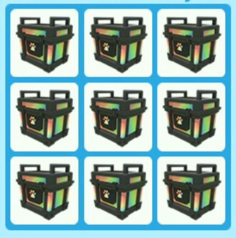 [Roblox] Adopt Me RGB Box, 電子遊戲, 遊戲機配件, 互動遊戲Figure - Carousell