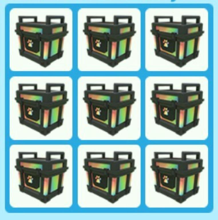 [Roblox] Adopt Me RGB Box, 電子遊戲, 遊戲機配件, 互動遊戲Figure - Carousell