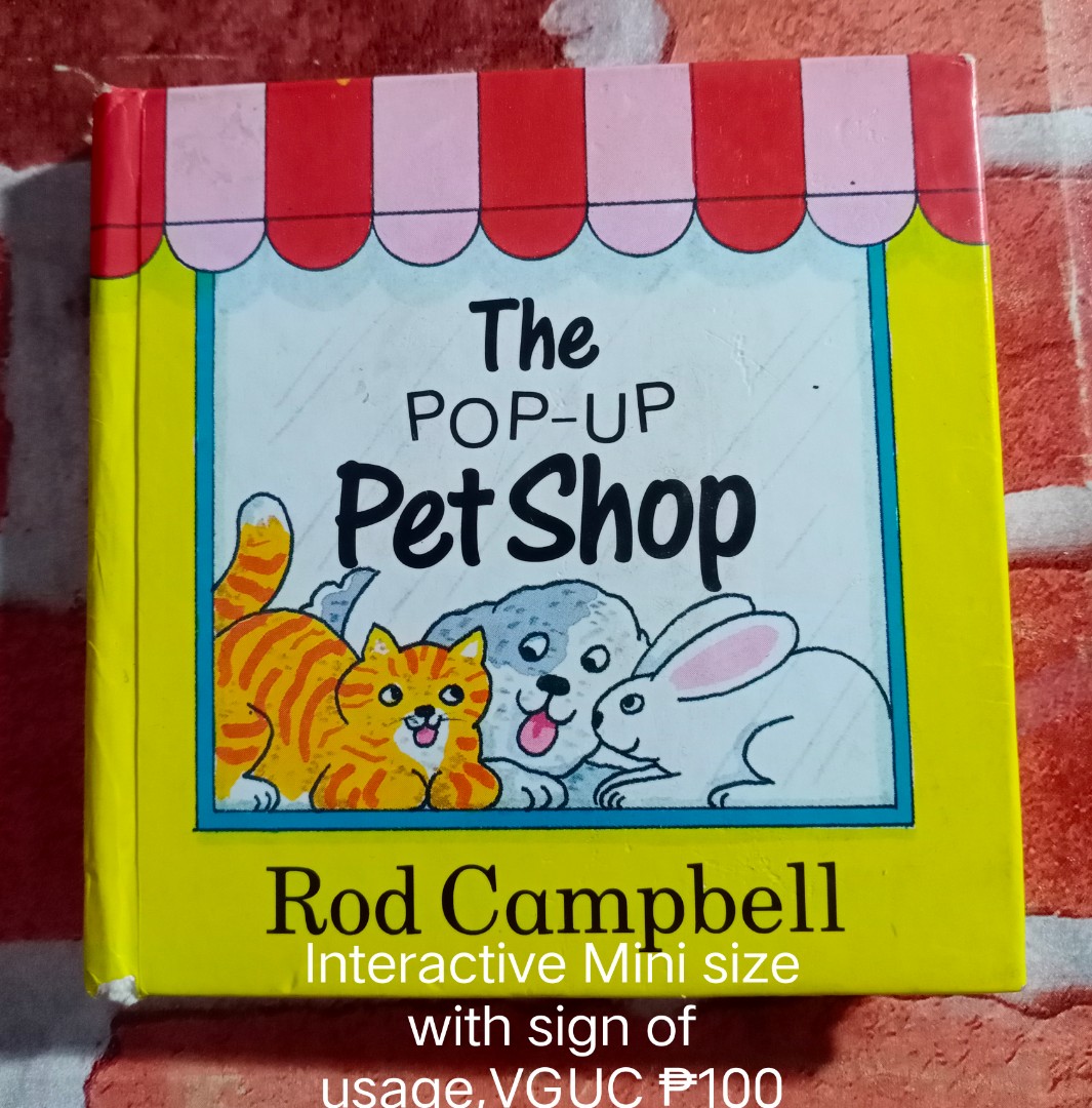 Rod Campbell The Pop-Up Pet-Shop Mini size, Hobbies & Toys, Books ...