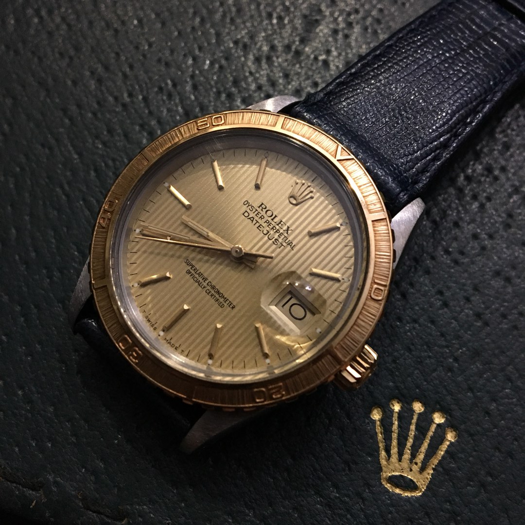 Rolex Oyster Perpetual Datejust "Turn O Graph" Thunderbird Ref.16253 ...