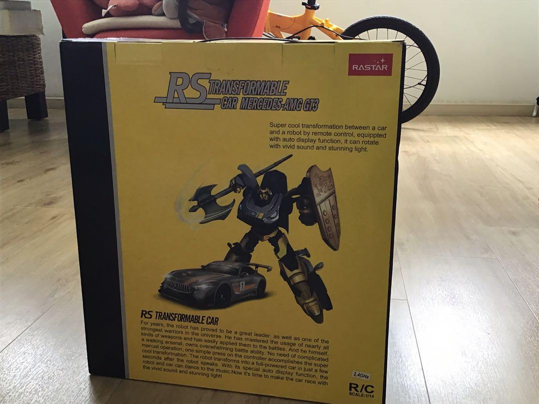 RS transformable car, Hobbies & Toys, Toys & Games on Carousell