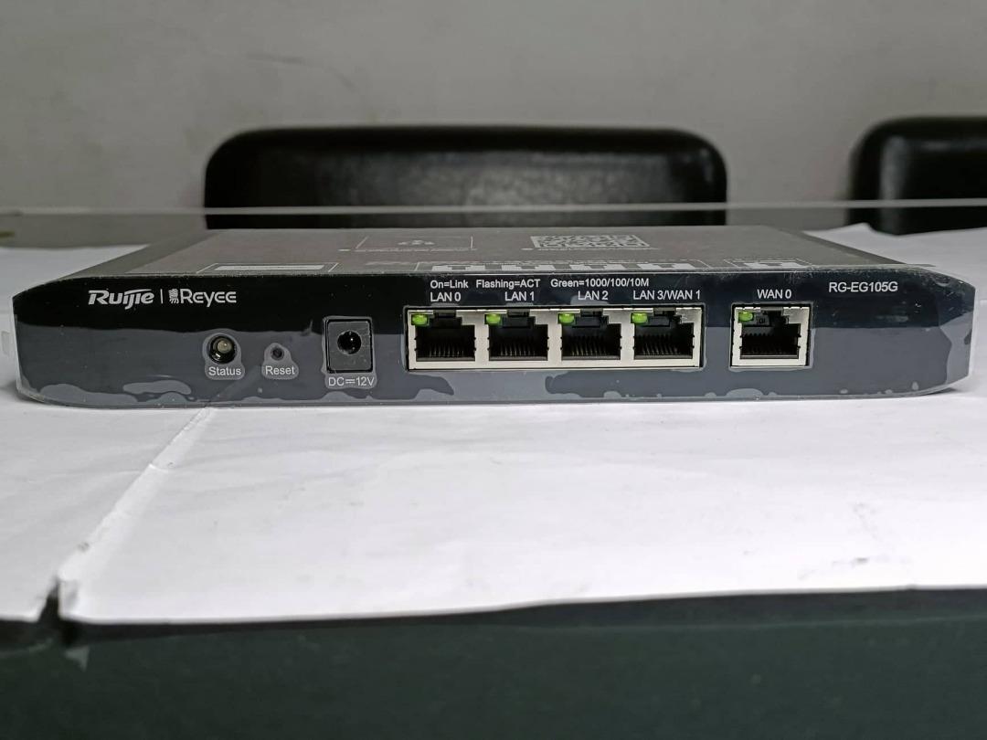 Ruijie RG-EG105G 5-Port Gigabit Cloud Managed Router, Computers & Tech ...