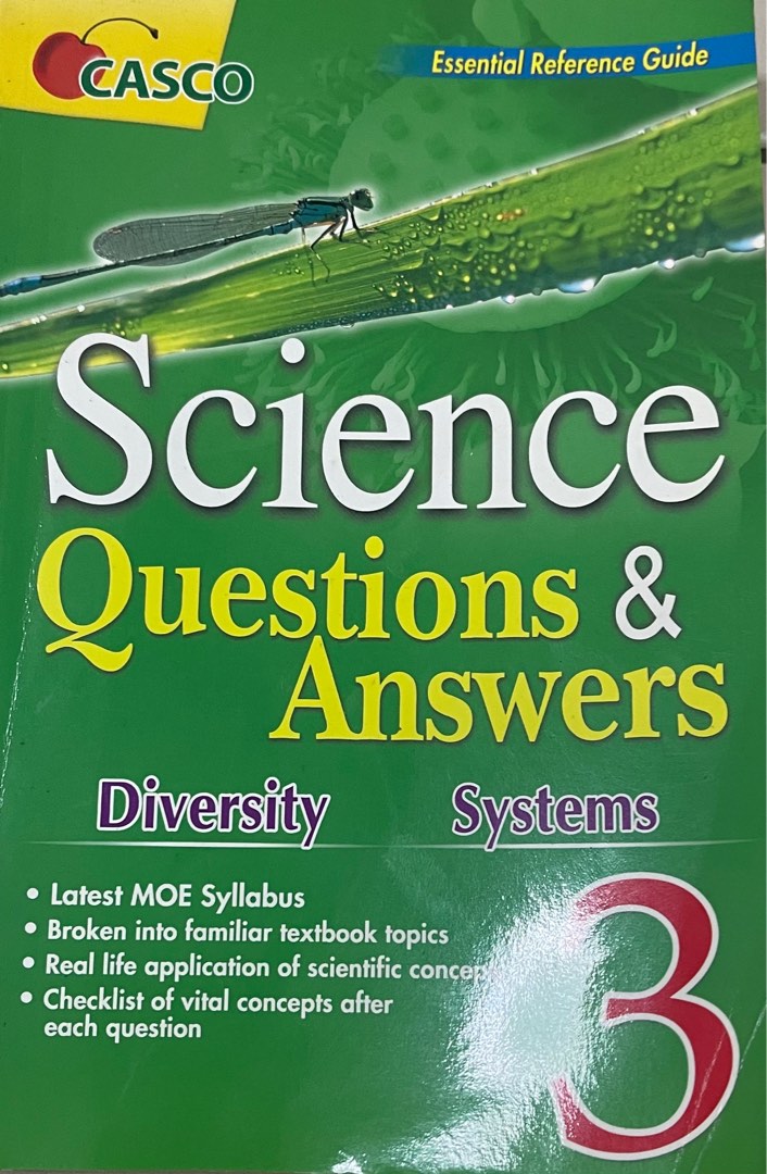 Science Questions And Answers P3 And P4 Hobbies Toys Books
