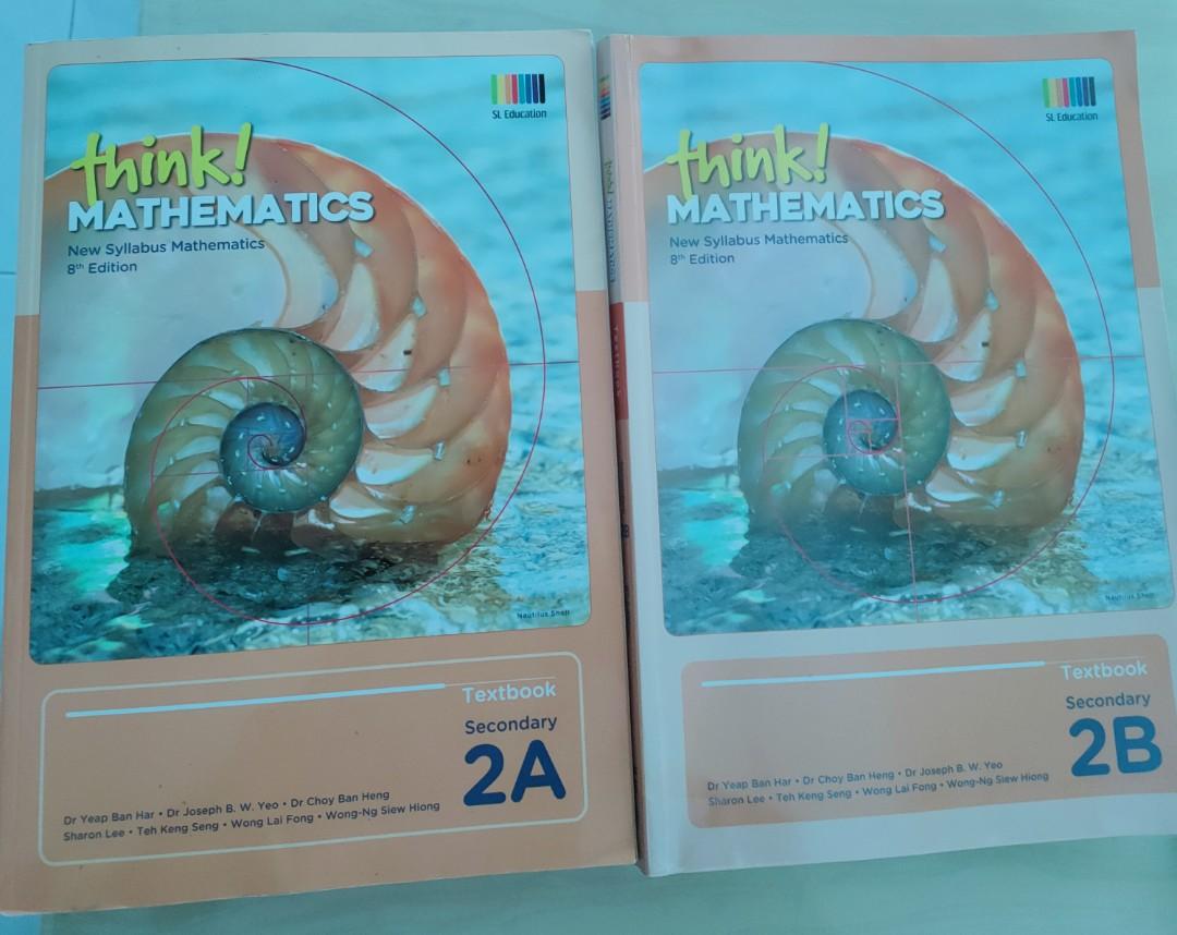Sec 2 Math Textbook, Hobbies & Toys, Books & Magazines, Textbooks on ...