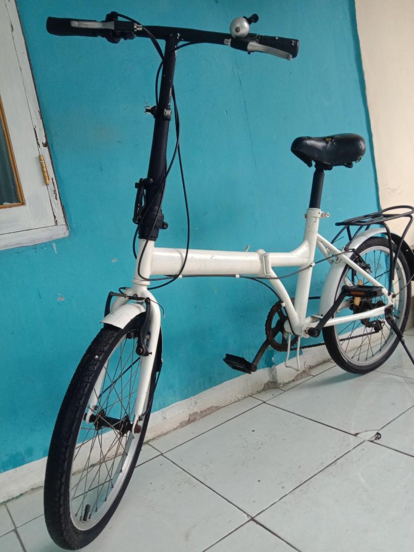 SEPEDA LIPAT WARNA PUTIH, Olah Raga, Sepeda di Carousell