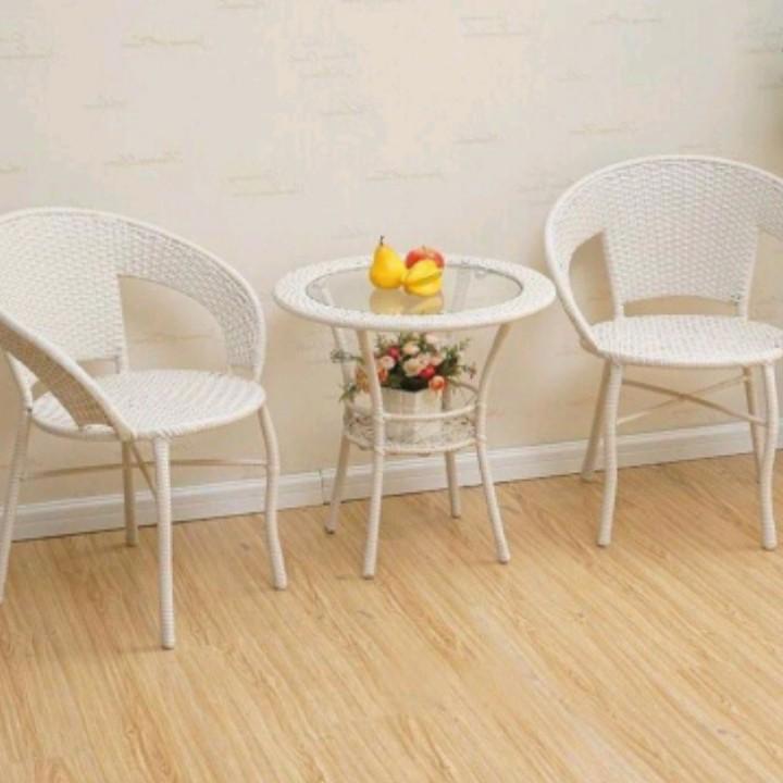 #SALEPASRAYA Set Kerusi & Meja Taman Mirror Chairs With Table Garden ...