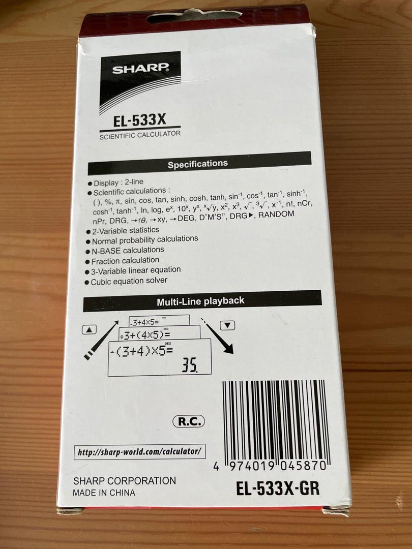 sharp calculator, Hobbies & Toys, Stationery & Craft, Stationery ...