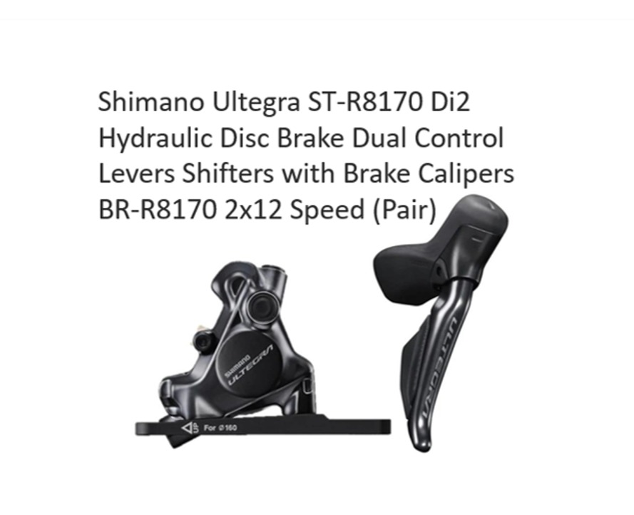 Shimano Ultegra ST-R8170 Di2 Hydraulic Disc Brake Dual Control Levers ...