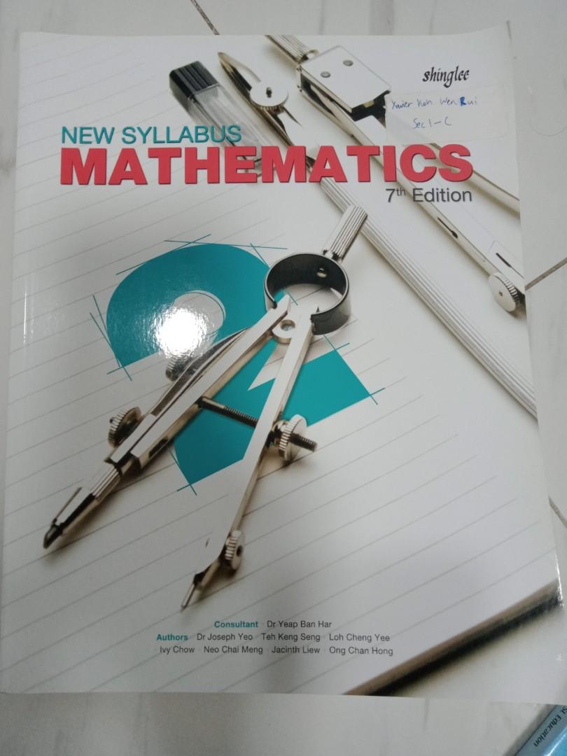 Shing Lee New Syllabus Mathematics 2, Hobbies & Toys, Books & Magazines ...