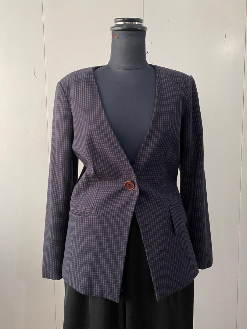 [SM Dept Store - Essenxa] Thick Blazer, Women's Fashion, Coats, Jackets ...
