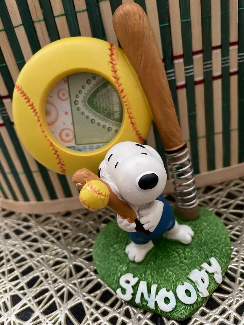 Snoopy Baseball Shaped Photo Frame Figurine, Furniture & Home Living ...