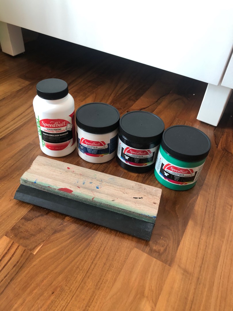 Speedball silk screen printing kit - paint sponge , Hobbies & Toys ...