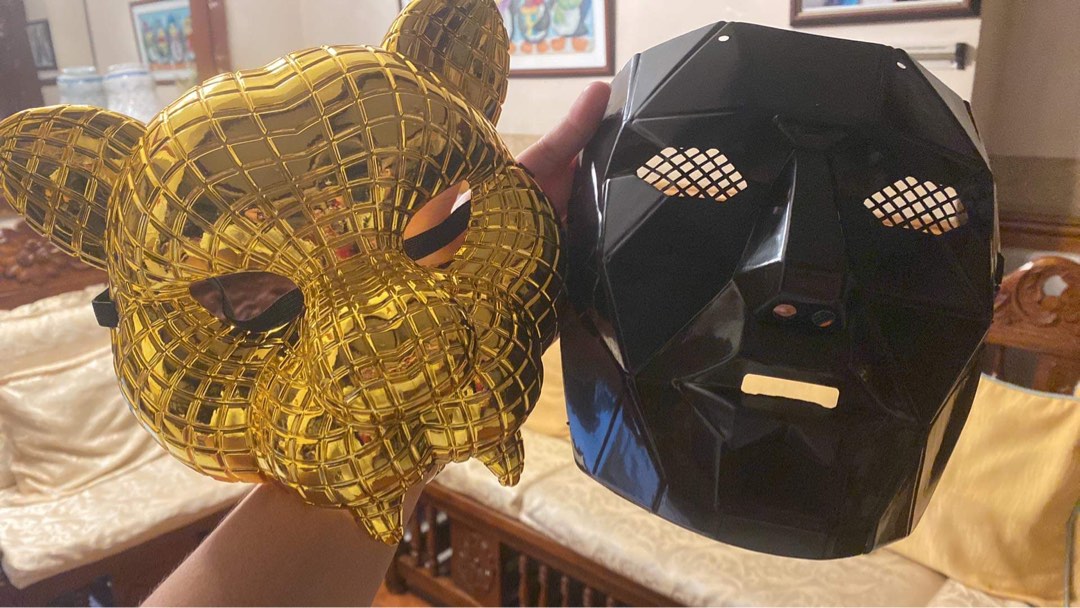 Squid game mask VIP FRONTMAN, Hobbies & Toys, Toys & Games on Carousell