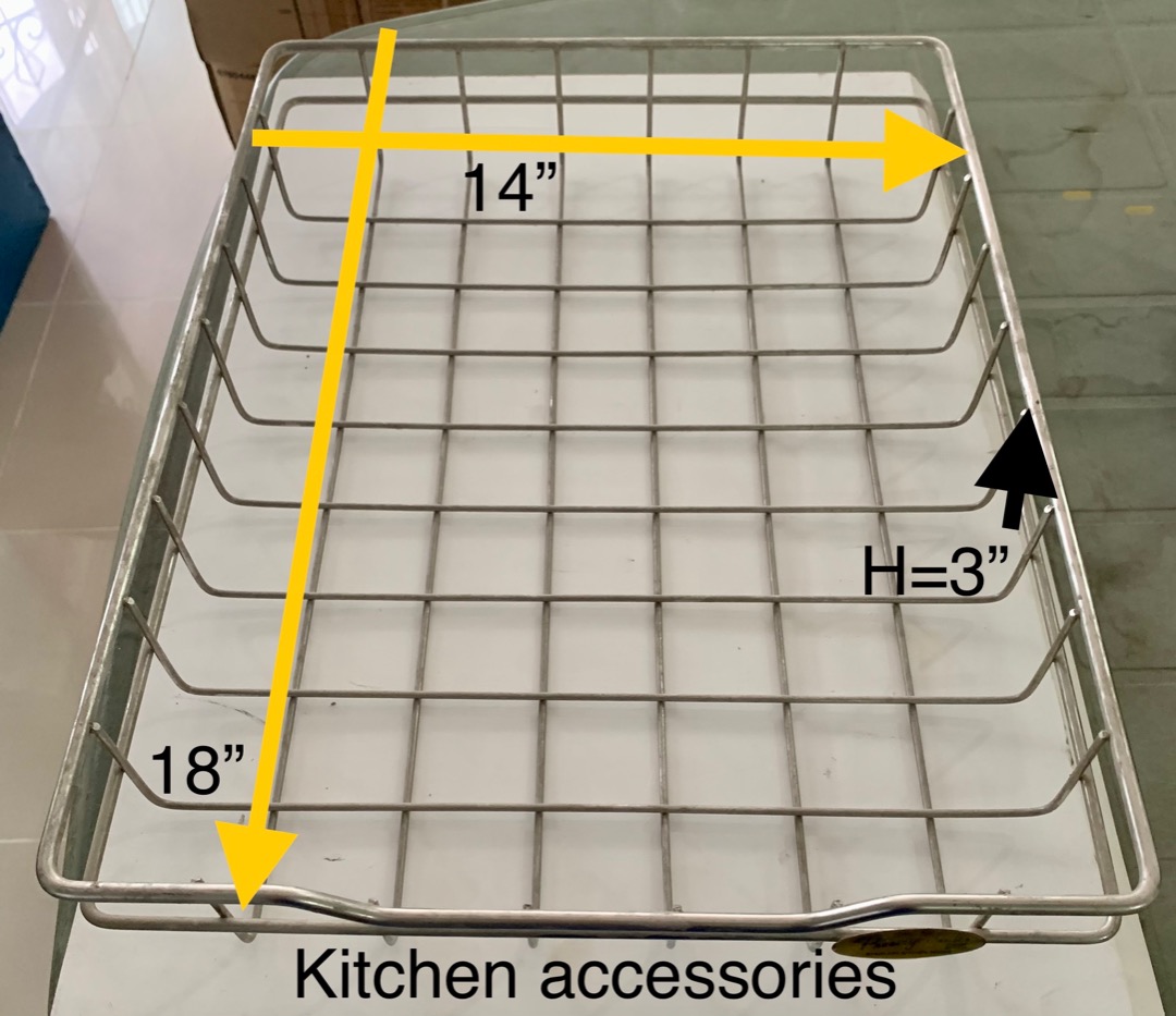 Stainless steel Kitchen cabinet organizer, Furniture & Home Living ...