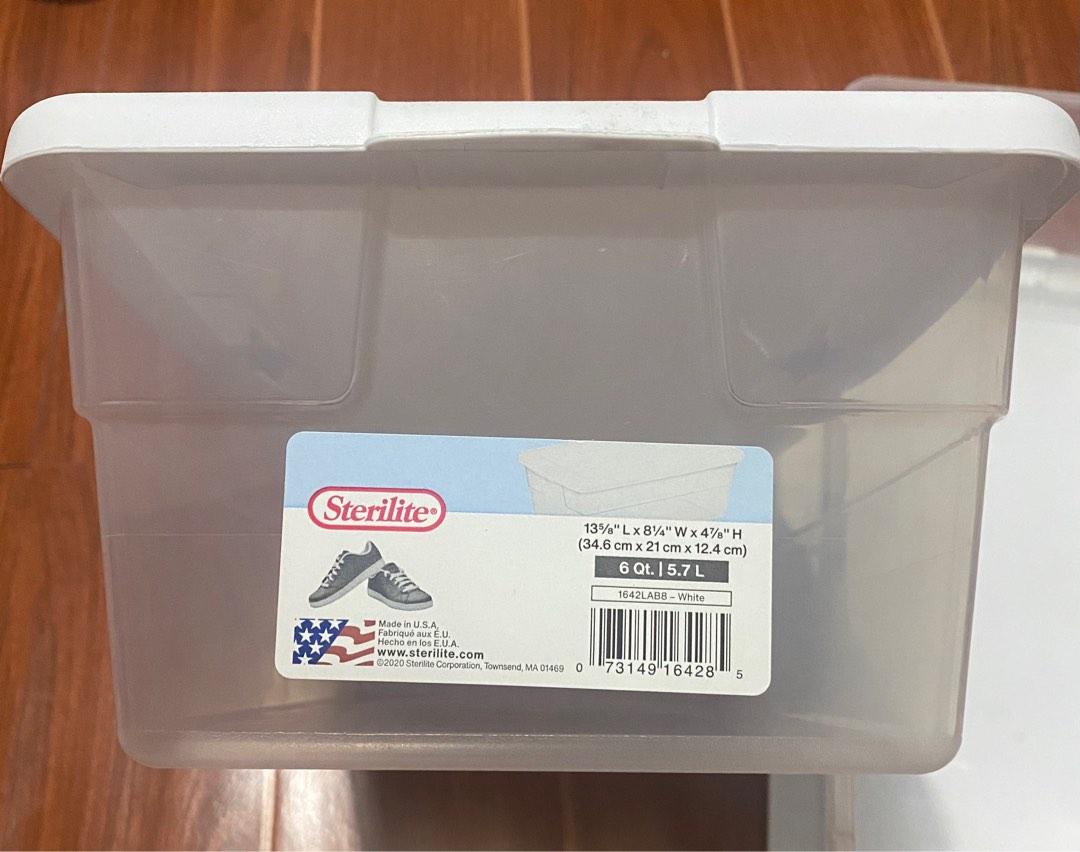 Sterilite Shoe Box 6 pcs. , Furniture & Home Living, Home Improvement ...
