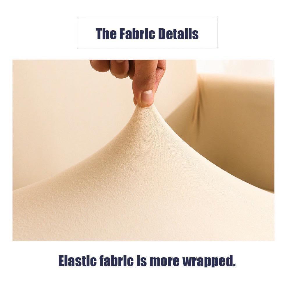 Stretchable Sofa Cover Stretch Fabric Slipcover Plain Color - Single ...
