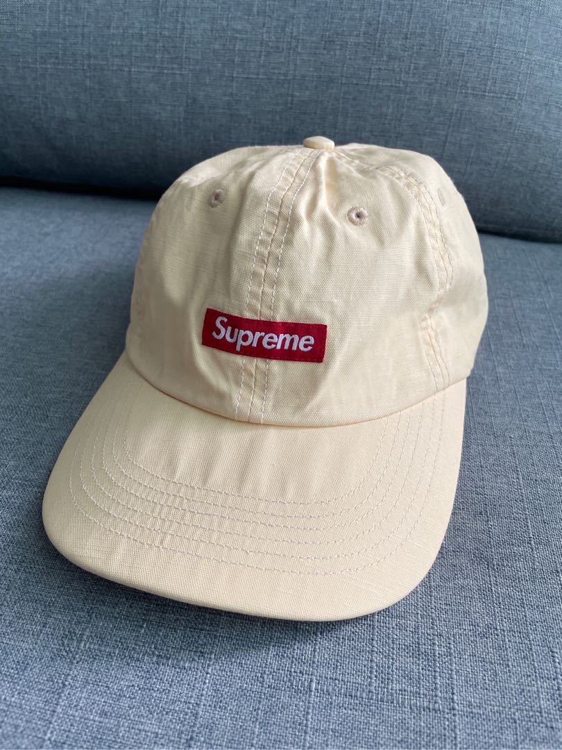 Supreme 6-panel cap (coated linen), Men's Fashion, Watches ...