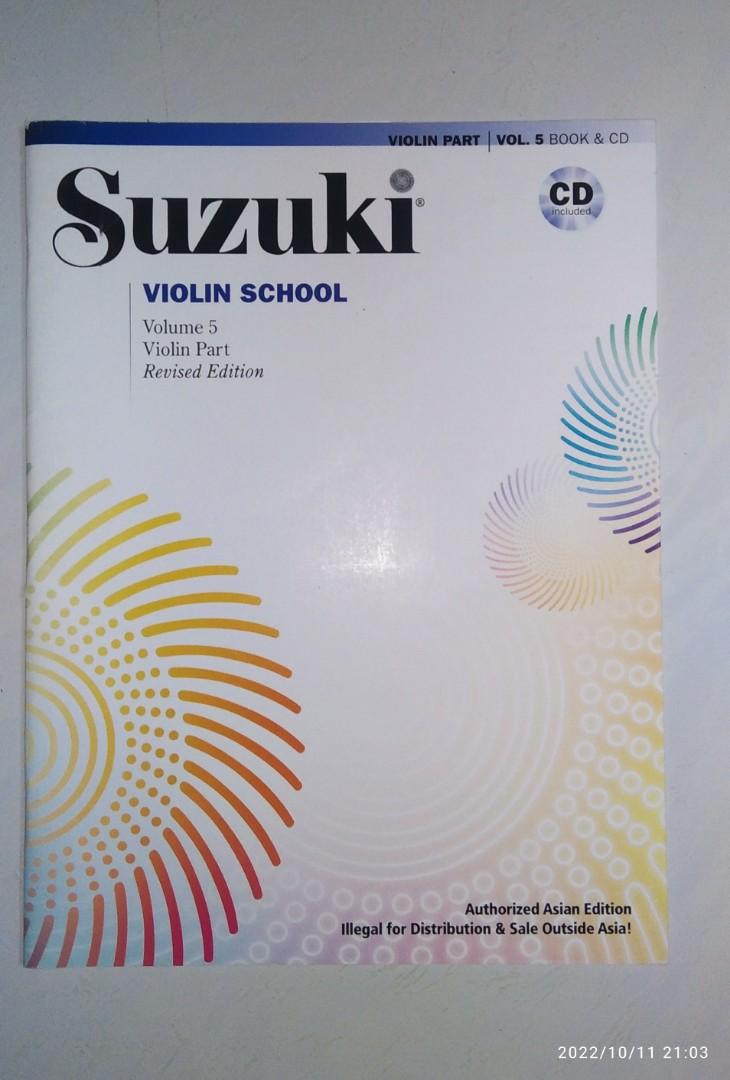 Suzuki violin book 5, Hobbies & Toys, Music & Media, Music Scores on ...