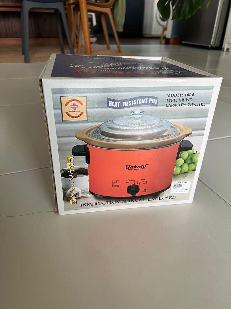 Takahi Slow Cooker 2.5L, TV & Home Appliances, Kitchen Appliances ...