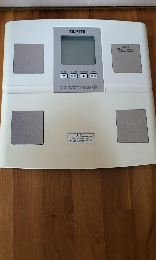 Tanita weighing scale, Health & Nutrition, Health Monitors & Weighing ...