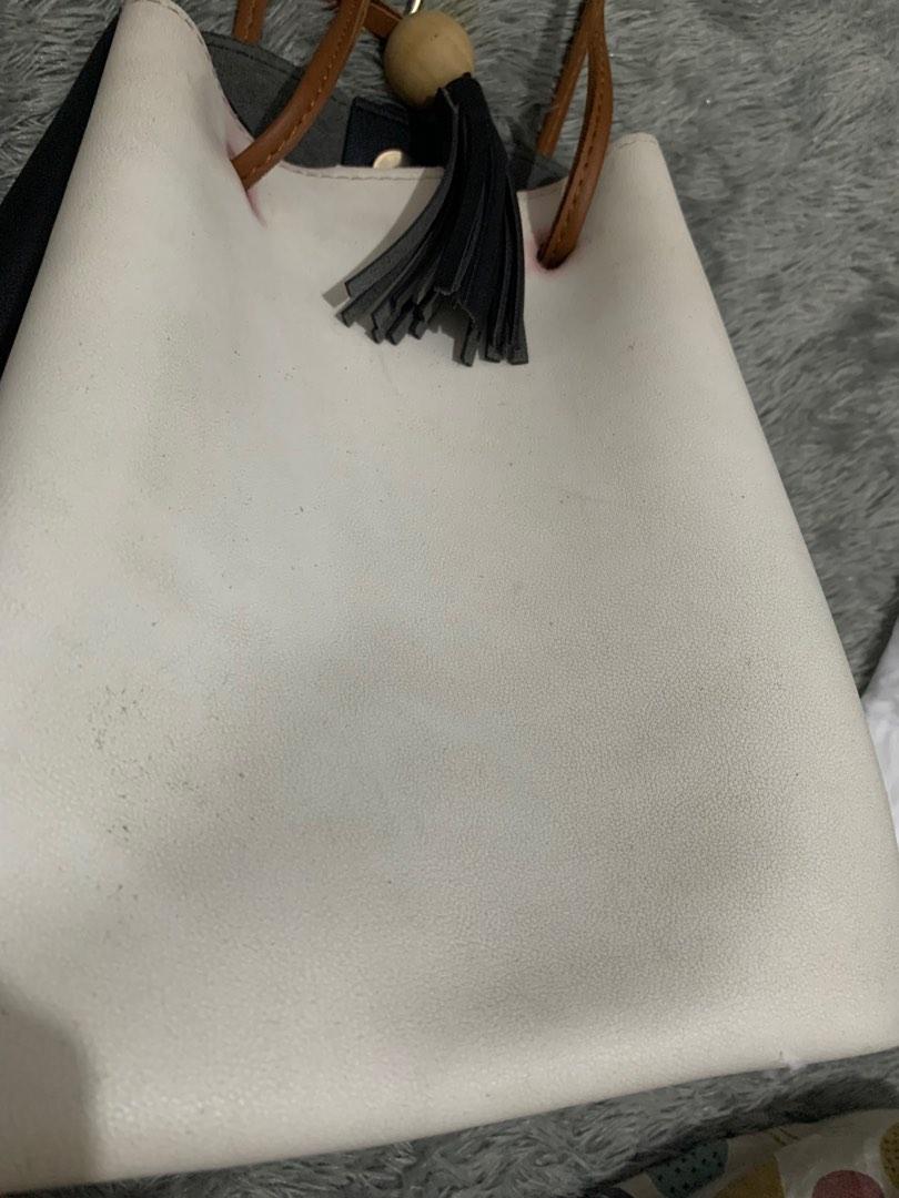 Tas hitam putuh soren, Barang Mewah, Tas & Dompet di Carousell