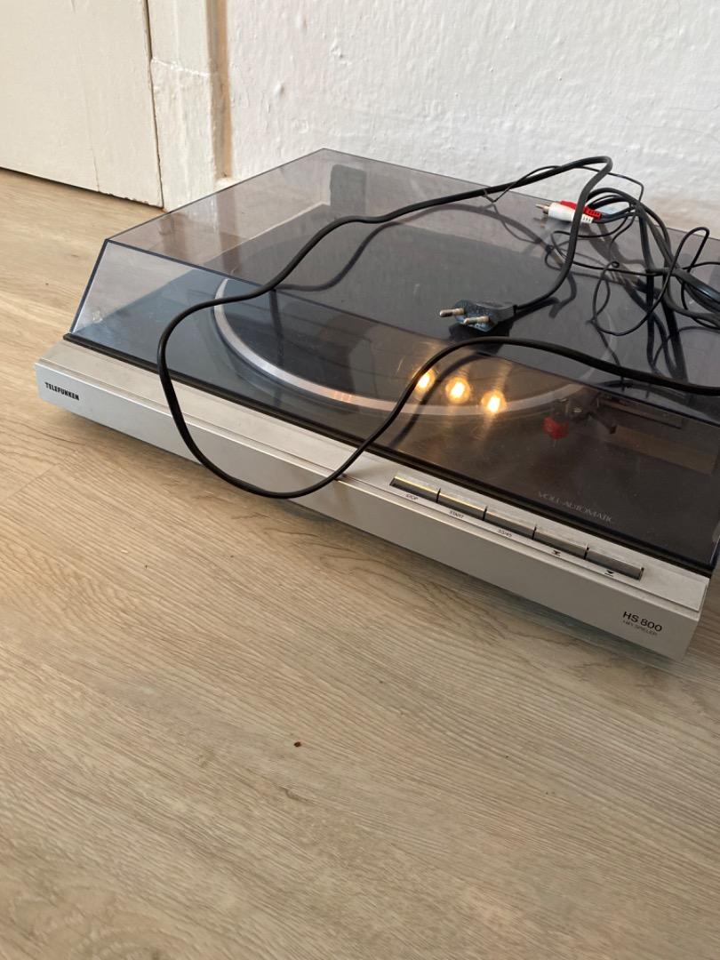 Telefunken HS800 Turntable Player, Hobbies & Toys, Music & Media ...