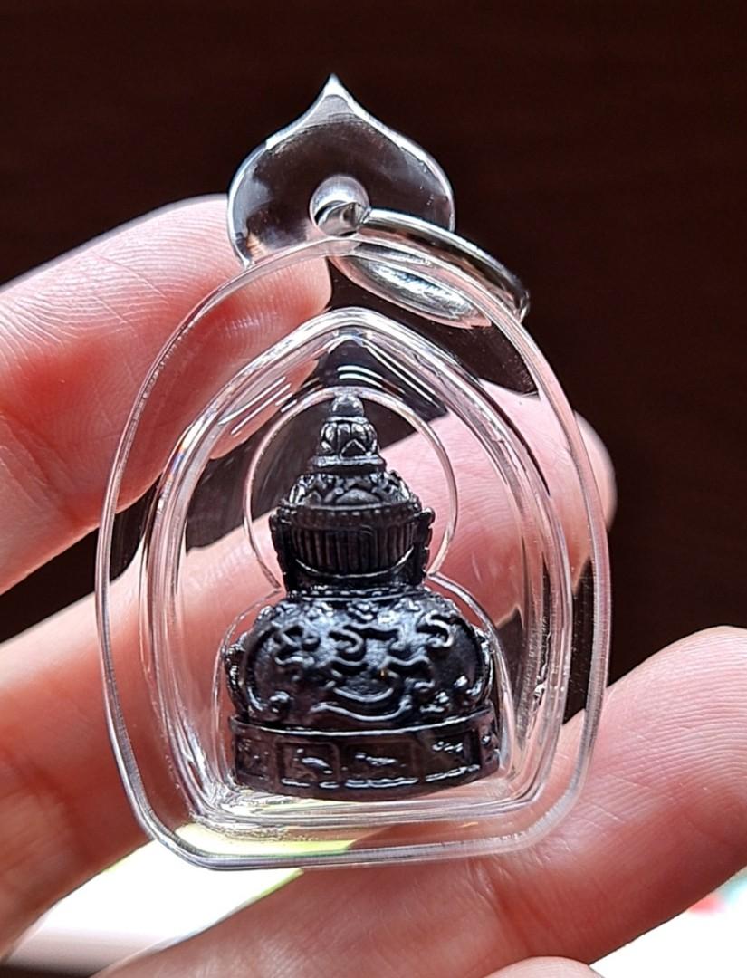 Thai amulet phra rahu om moon Lp Eaum , with waterproof case., Hobbies ...