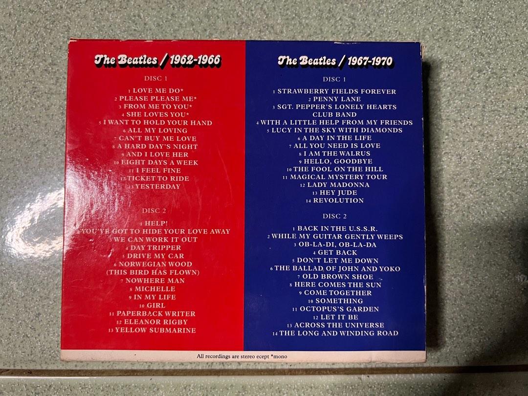 The Beatles Red (1962-1966) and Blue (1967-1970) Albums, Hobbies & Toys ...