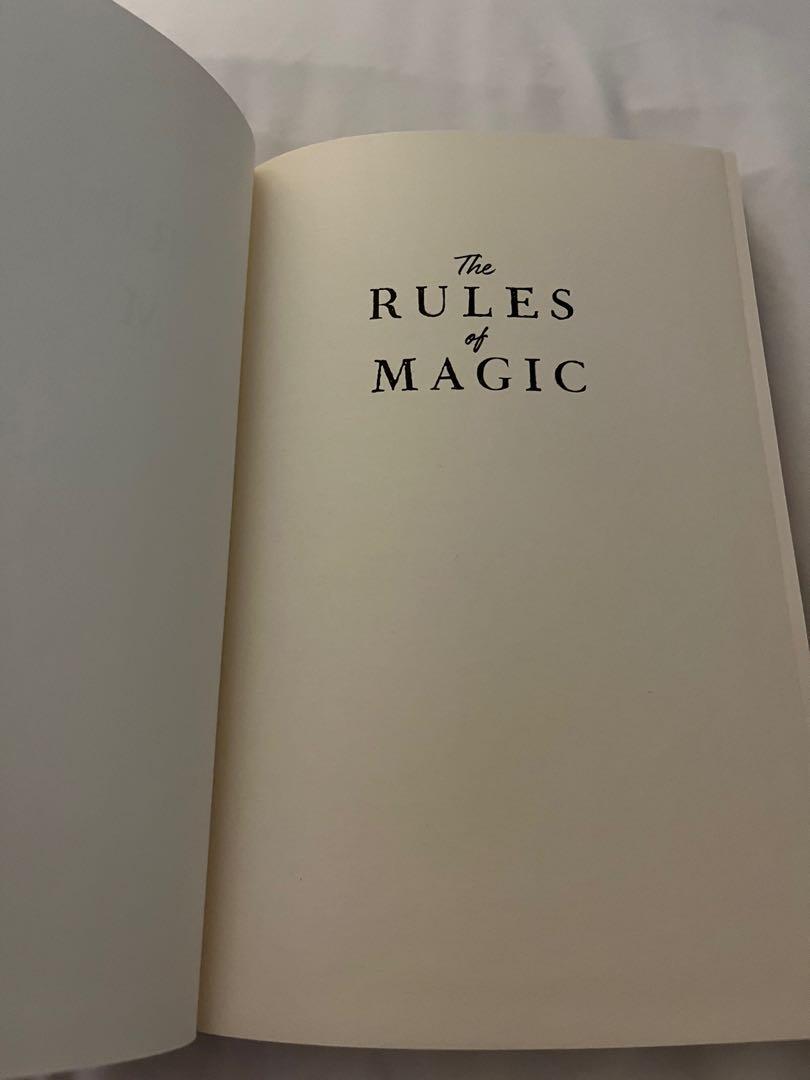 The Rules of Magic - Alice Hoffman, Hobbies & Toys, Books & Magazines ...