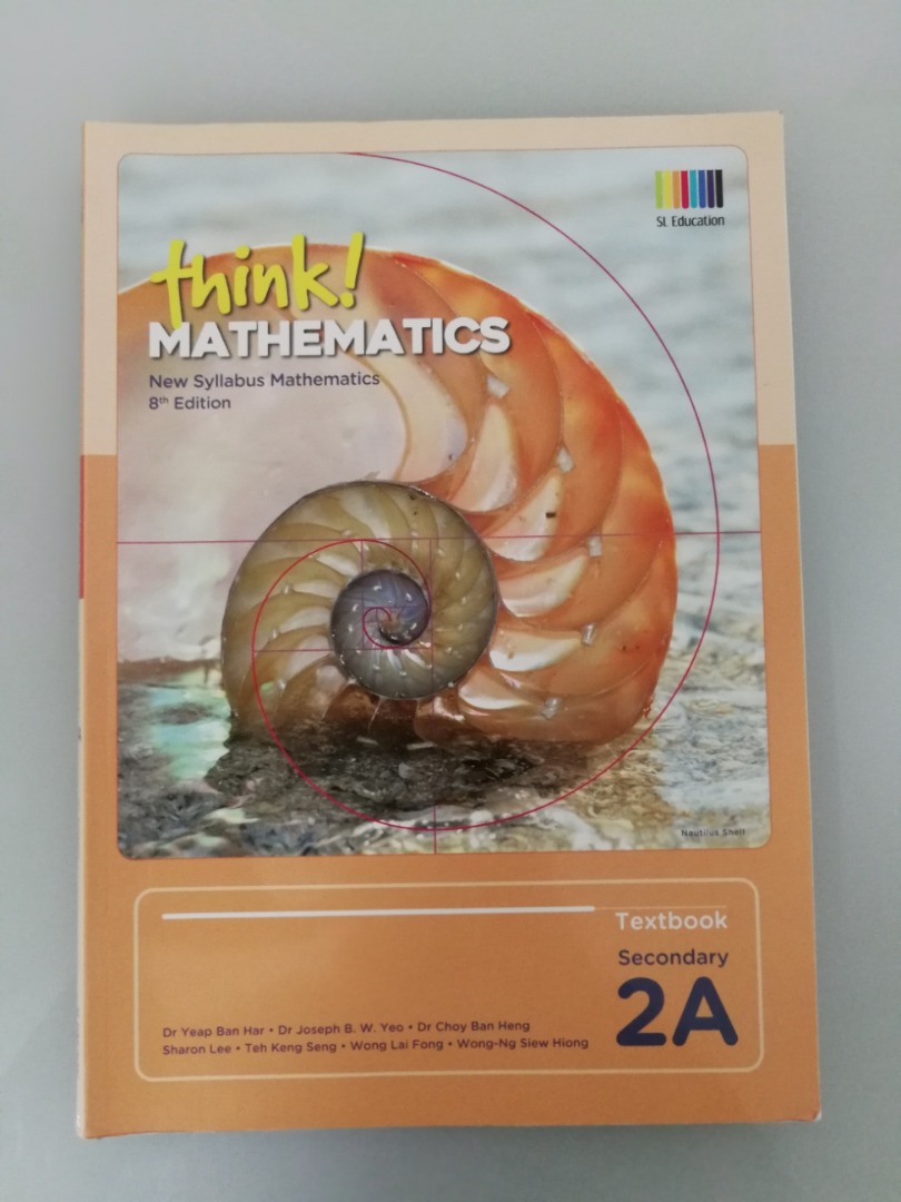 THINK? MATHEMATICS Textbook Secondary 2A 8th Edition SL Education ...