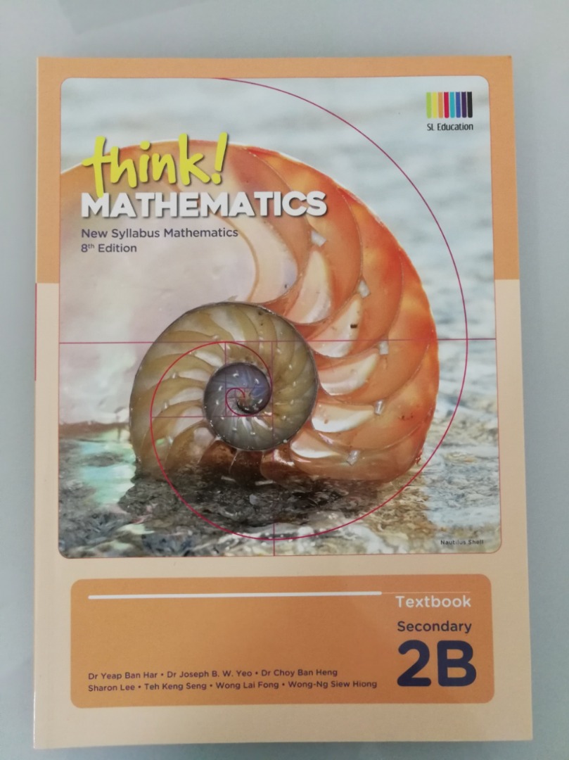 THINK! MATHEMATICS Textbook Secondary 2B 8th Edition, Hobbies & Toys ...