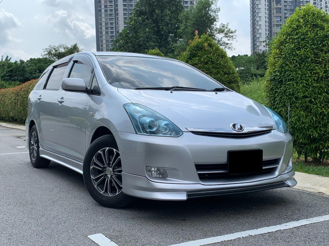 Toyota Wish 1.8 Full Bodykit / Smart Entry / Nice In Town, Cars, Cars for Sale on Carousell