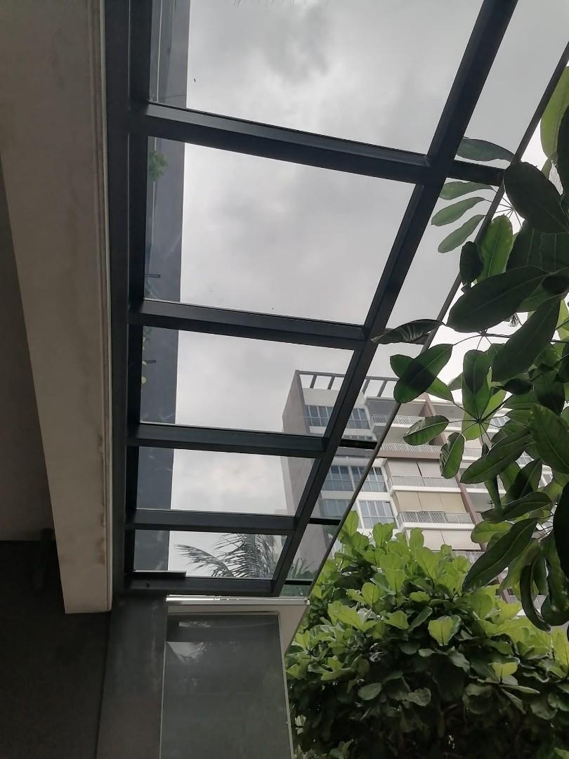 Trellis Roof See Through Type, Furniture & Home Living, Home Decor ...