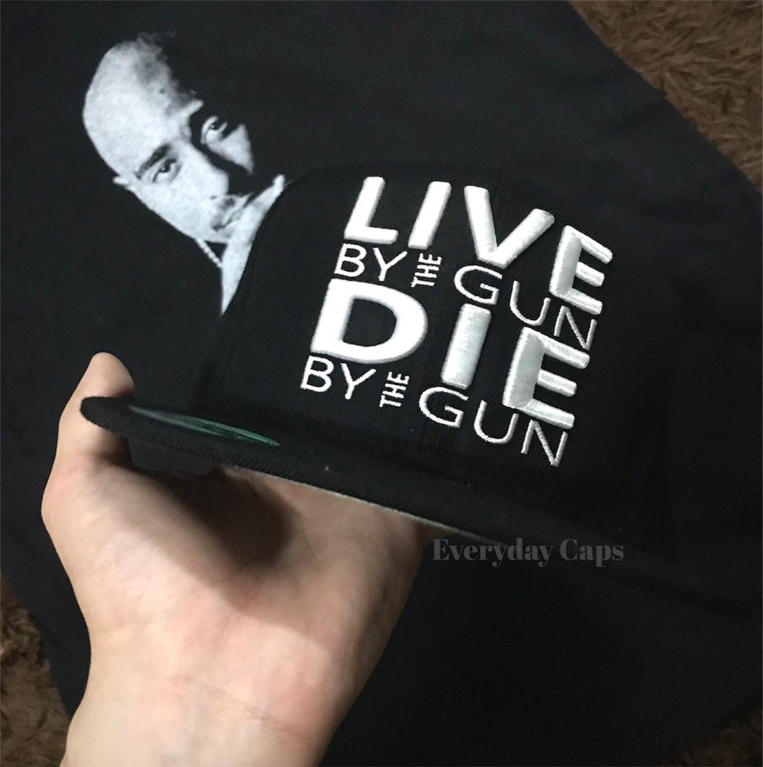 Tupac Cap (Live by the Gun, Die by the gun), Men's Fashion, Watches ...