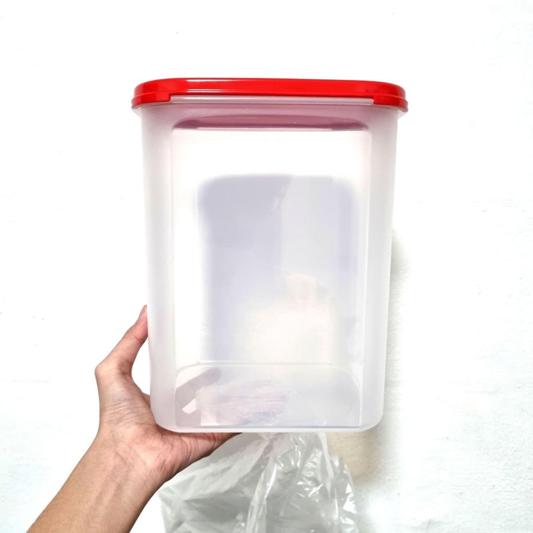 Tupperware 5.5L Jumbo Modular Mate Square IV Container Box, Furniture ...