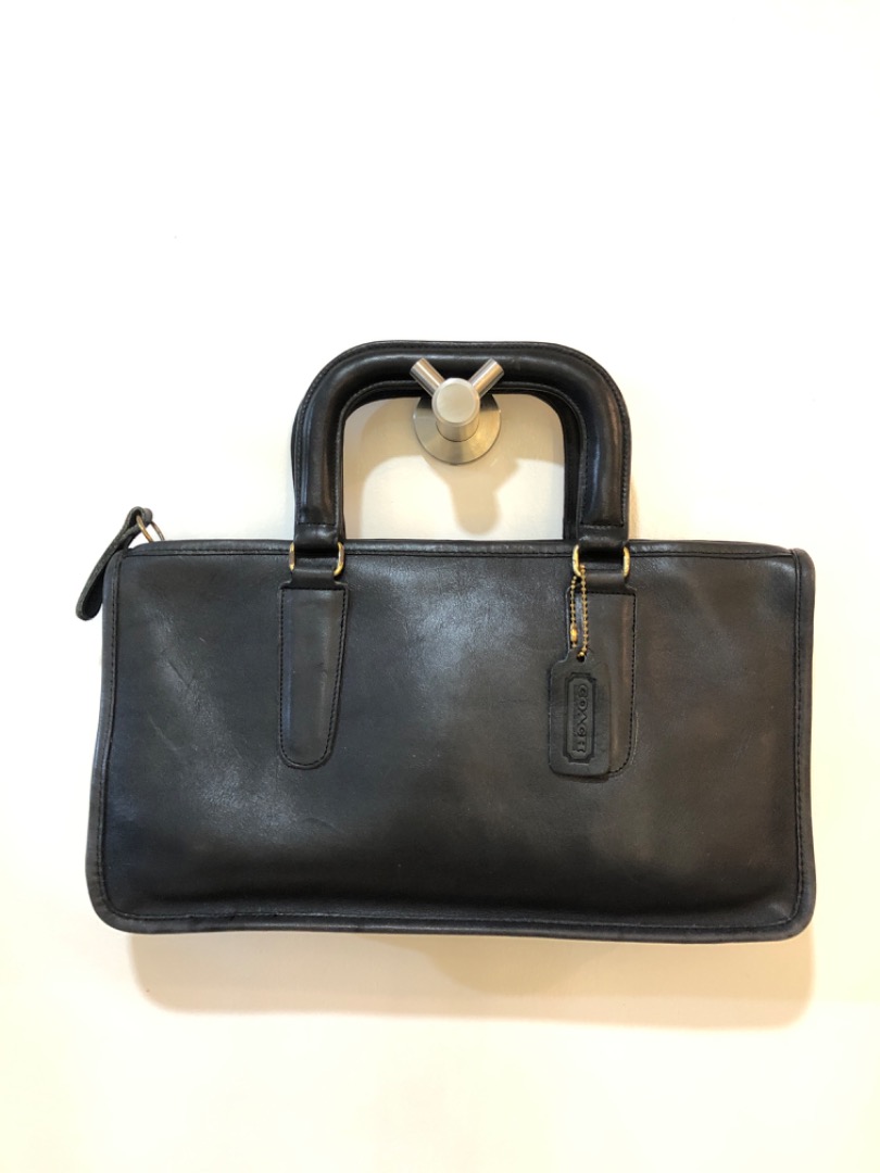 Vintage Coach NYC Mini Hand Bag, Luxury, Bags & Wallets on Carousell