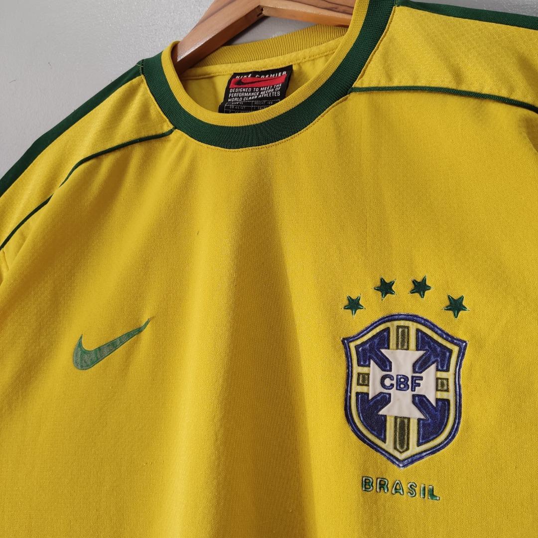 Vintage Nike CBF Brazil Jersey Kit, Men's Fashion, Tops & Sets, Tshirts ...