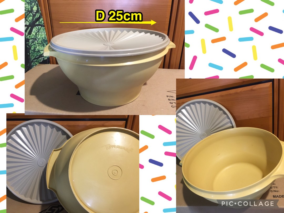 Vintage Tupperware Large Container, Furniture & Home Living ...