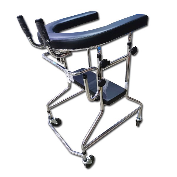 Walking Frame With Armrests/U-shaped Six Rounds Old Man Wheeled Walker ...