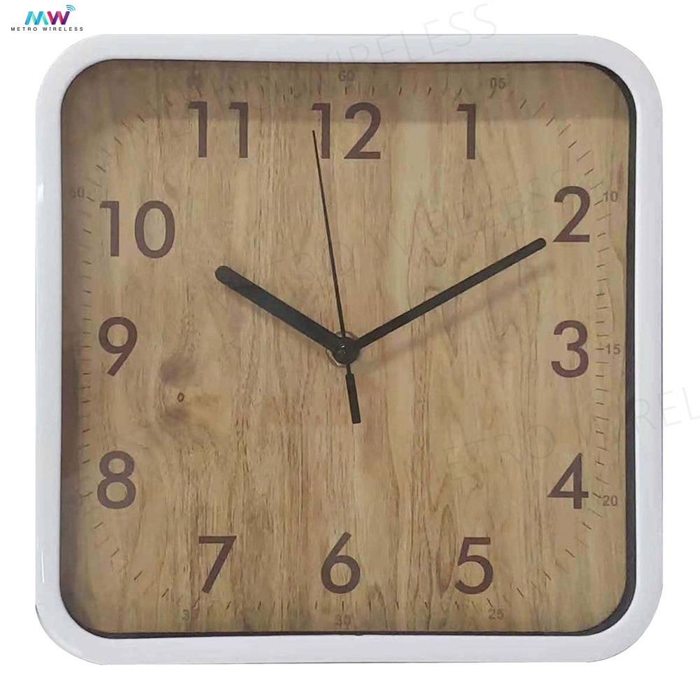 Wall Clock Quartz Square Clock Bedroom Living Room Home 2A143 Random ...