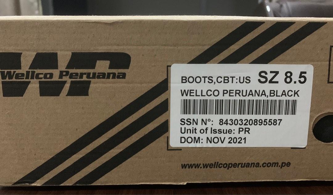 Wellco Peruana Black Boot, Men's Fashion, Footwear, Boots on Carousell