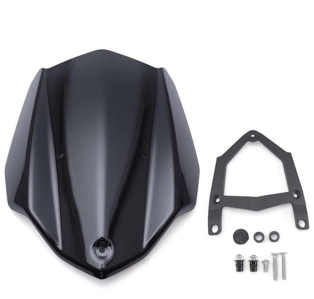 Yamaha MT 03 windshield, Motorcycles, Motorcycle Accessories on Carousell