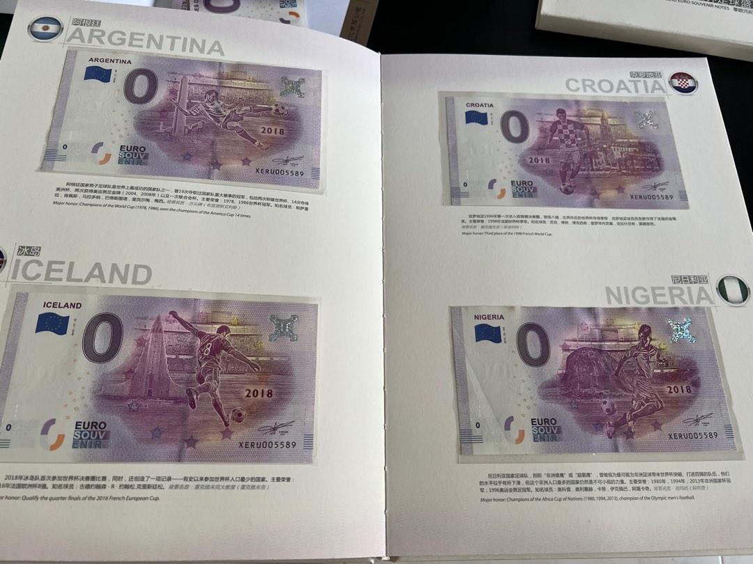 ZERO EURO SOUVENIR NOTES, Hobbies & Toys, Memorabilia & Collectibles ...